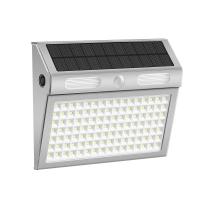 China 4 Lighting Modes Led Solar Outdoor Wall Porch Light With Motion Sensor IP65 Protection for sale