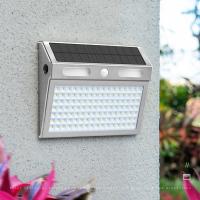 China 4 Lighting Modes Led Solar Outdoor Wall Porch Light With Motion Sensor IP65 Protection for sale