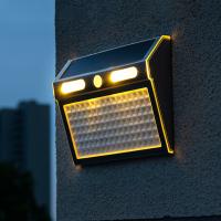 China 4 Lighting Modes Led Solar Outdoor Wall Porch Light With Motion Sensor IP65 Protection for sale