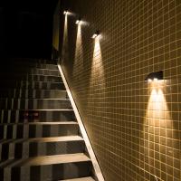China 28±5LM Lamp Luminous Flux Led Garden Solar Wall Light for Courtyard Decoration for sale