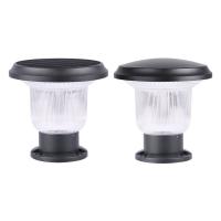 China Manufacturers Sell Well Aluminum LED Wall Light Solar Column Headlight with IP65 1- for sale