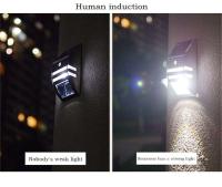 China Solar Fence Light Latest Model Modern Outdoor Luminaires Led Solar Sensor Wall Light for sale