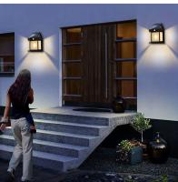 China 80lm/w Courtyard Garden Decoration Waterproof Solar Wall Lamp with Motion Sensor for sale