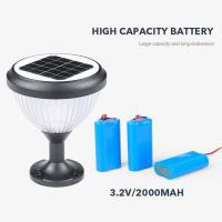 China Solar Energy Column Head Lamp for Outdoors Patio Pathway Landscape Illumination Needs for sale
