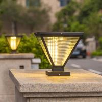 China Durable Led Solar Powered Pillar Light Waterproof Electric Lamp Post for Outdoor Column for sale