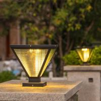 China Durable Led Solar Powered Pillar Light Waterproof Electric Lamp Post for Outdoor Column for sale