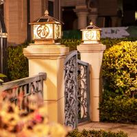 China 50000 Hours Working Lifetime Aluminum Solar Post Light for Outdoor Main Gate Pillar for sale