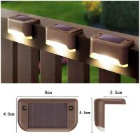 China DC 6V Solar Led Outdoor Garden Light Stairs Deck Lamp for Patio Yard Garden Decor for sale
