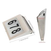 China High Luminous Flux Solar Number Light Address Sign Doorplate Lighting for Outdoor Wall for sale
