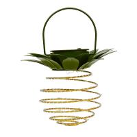 China Lamp Luminous Flux lm 15 Solar Pineapple Lantern for Garden Landscape Decoration for sale