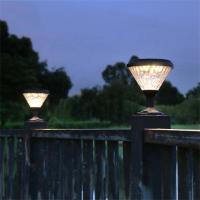 China European Style IP65 Waterproof Lamp Yard Solar Led Lawn Bollard Garden Light for Outdoor for sale