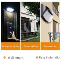 China 50000 Hours Working Time Solar Powered Outdoor Wall Lighting For Garden Garage Balcony for sale