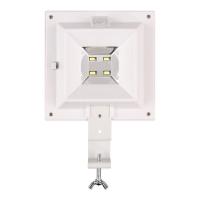 China Long-Lasting Waterproof Solar Fence Lights Outdoor Auto On/Off Dusk to Dawn Post Lights for sale