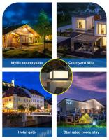 China Outdoor Solar Pillar Lights for Working Lifetime up to 5000 Hours and Stylish Design for sale
