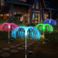 China Atmosphere Decorative Lights for Waterproof Villa Area LED Fiber Optic Jellyfish for sale