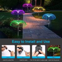China Atmosphere Decorative Lights for Waterproof Villa Area LED Fiber Optic Jellyfish for sale