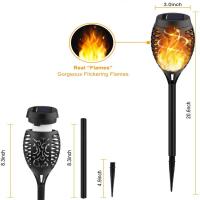 China Solar Powered LED Light for Dancing Flicker Flame Landscape Yard Waterproof Outdoor for sale