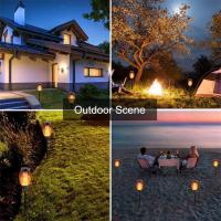 China Solar Powered LED Light for Dancing Flicker Flame Landscape Yard Waterproof Outdoor for sale