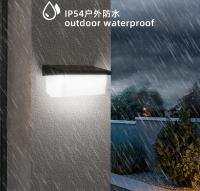 China Villa Hotel Outdoor Garden Solar LED Wall Light with Motion Sensor and Remote Control for sale