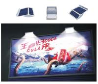 China Stainless Steel Wall Mounted Solar Powered LED Light for Outdoor Advertising Market for sale