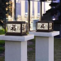 China Vintage Creative Led Waterproof Pillar Lights for Home Villa Courtyard Porch Outdoor for sale