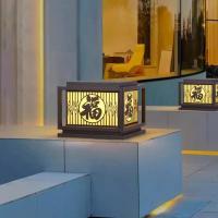 China Vintage Creative Led Waterproof Pillar Lights for Home Villa Courtyard Porch Outdoor for sale