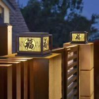 China Vintage Creative Led Waterproof Pillar Lights for Home Villa Courtyard Porch Outdoor for sale