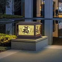 China Vintage Creative Led Waterproof Pillar Lights for Home Villa Courtyard Porch Outdoor for sale