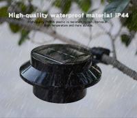 China 80 Ra Color Rendering Index Solar Power Supply Outdoor Garden Wall Led Solar Fence Lights for sale