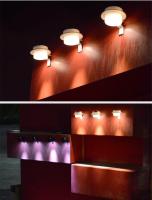 China 80 Ra Color Rendering Index Solar Power Supply Outdoor Garden Wall Led Solar Fence Lights for sale