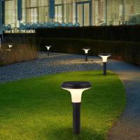 China IP65 Outdoor Decorative Lantern Stone Gate Solar Pillar Light with Dimmer Support for sale