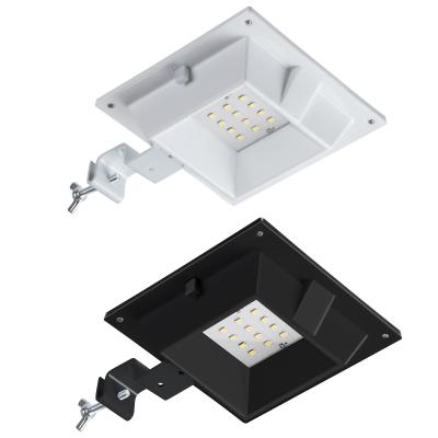 China Solar Gutter LED Lights for Garden Patio Driveway 12 LED Outdoor Waterproof Wall Lamps for sale