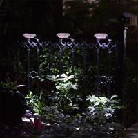 China Solar Gutter LED Lights for Garden Patio Driveway 12 LED Outdoor Waterproof Wall Lamps for sale