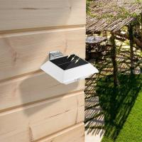 China Solar Gutter LED Lights for Garden Patio Driveway 12 LED Outdoor Waterproof Wall Lamps for sale