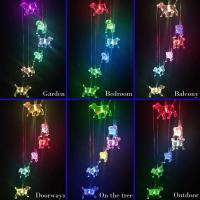 China Solar Wind Chimes Light for Customizable LED Indoor Puppy Home Decor in Colorful Garden for sale
