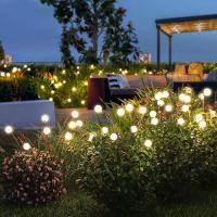 China 360° Beam Angle Solar Garden Lights LED Firefly Lights for Yard Garden Decor Patio Xma for sale