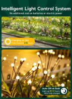 China 360° Beam Angle Solar Garden Lights LED Firefly Lights for Yard Garden Decor Patio Xma for sale