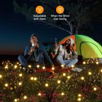 China 360° Beam Angle Solar Garden Lights LED Firefly Lights for Yard Garden Decor Patio Xma for sale