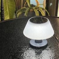China LED Solar Desk Lamp Table Light White Night Lights IP55 Garden Patio Solar Table Lamp for sale