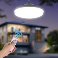 China Adjustable Led Shed Outdoor Solar Pendant Garden Lights with Adjustable Brightness for sale