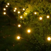 China Solar Powered Firefly Garden Decorative Light Waterproof for Outdoor Pathways 8 Heads for sale