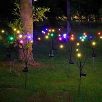 China Solar Powered Firefly Garden Decorative Light Waterproof for Outdoor Pathways 8 Heads for sale