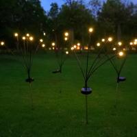China Solar Powered Firefly Garden Decorative Light Waterproof for Outdoor Pathways 8 Heads for sale