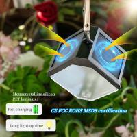 China Solar Powered Ice Brick Chandelier Automatic and Waterproof for Outdoor Villa Hanging for sale