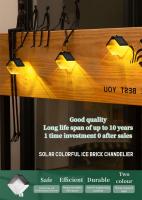 China Solar Powered Ice Brick Chandelier Automatic and Waterproof for Outdoor Villa Hanging for sale