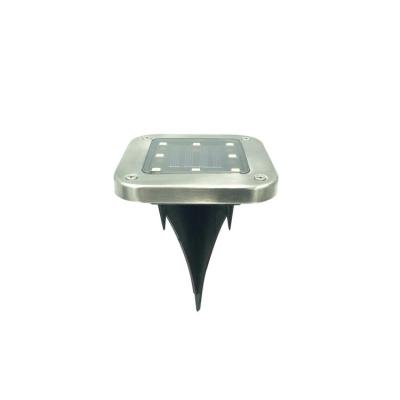 China 1- Aluminum Outdoor Solar Powered Light for Lawn Garden Buried Pathway in Square Shape for sale