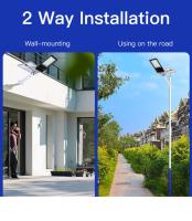 China 80 Ra 50w 100w 150w Integrated Outdoor Road Lamp All In One Led Solar Street Light Waterproof for sale