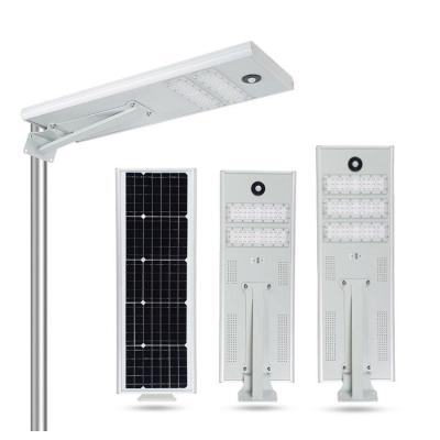 China Polycrystalline 10V/40-60W Aluminum IP65 Integrated All In One Solar Street Light for sale