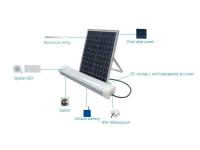 China 180° Light Angle 3000LM High Luminous Efficiency Solar Tri-Proof Light for Parking Lot for sale