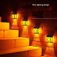 China Solar Garden Outdoor Luxury Powerful Mounting Decor Fence Wall Landscape Home Lamp Lights for Hotel for sale